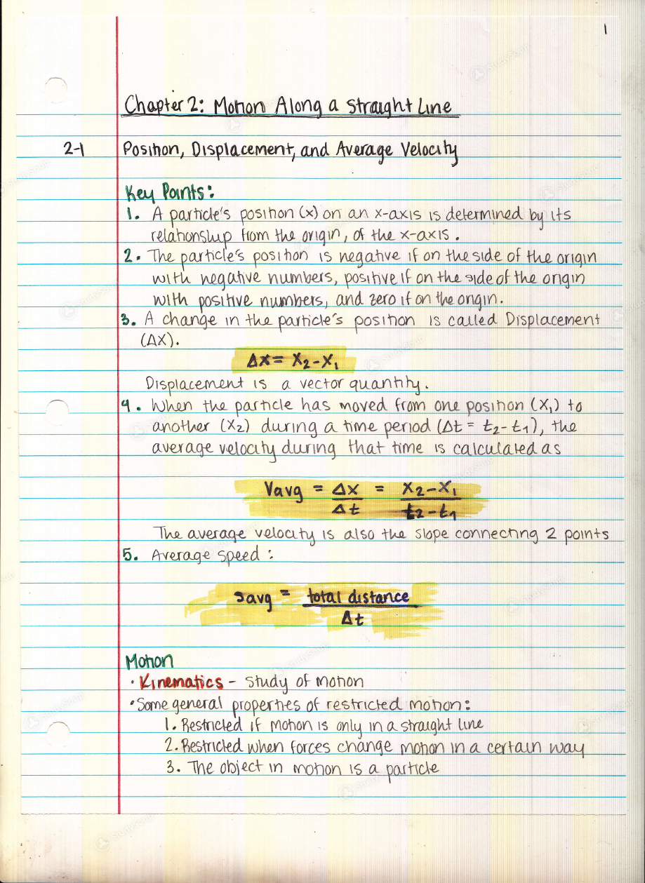 UNLV - PHYS 180 - Class Notes - Week 1 | StudySoup
